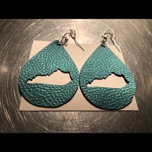 Jewelry | Faux Leather Kentucky Earrings | Poshmark